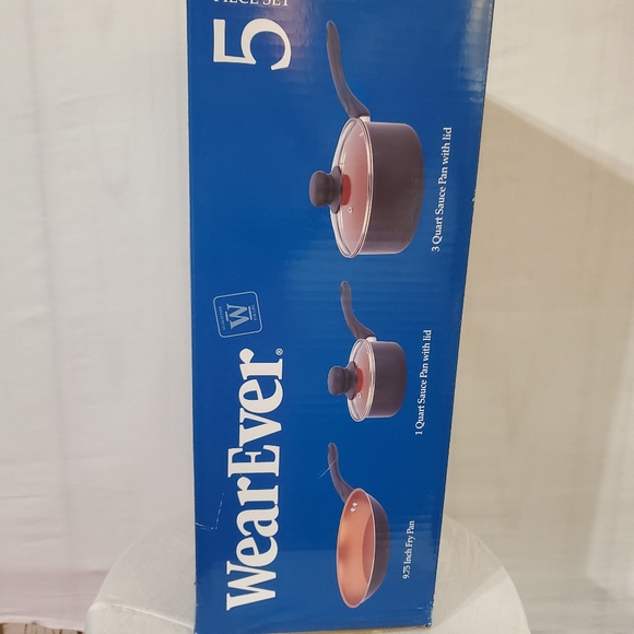 Wear Ever | Kitchen | Nib Wearever 5pcs Nonstick Cookware Set | Poshmark